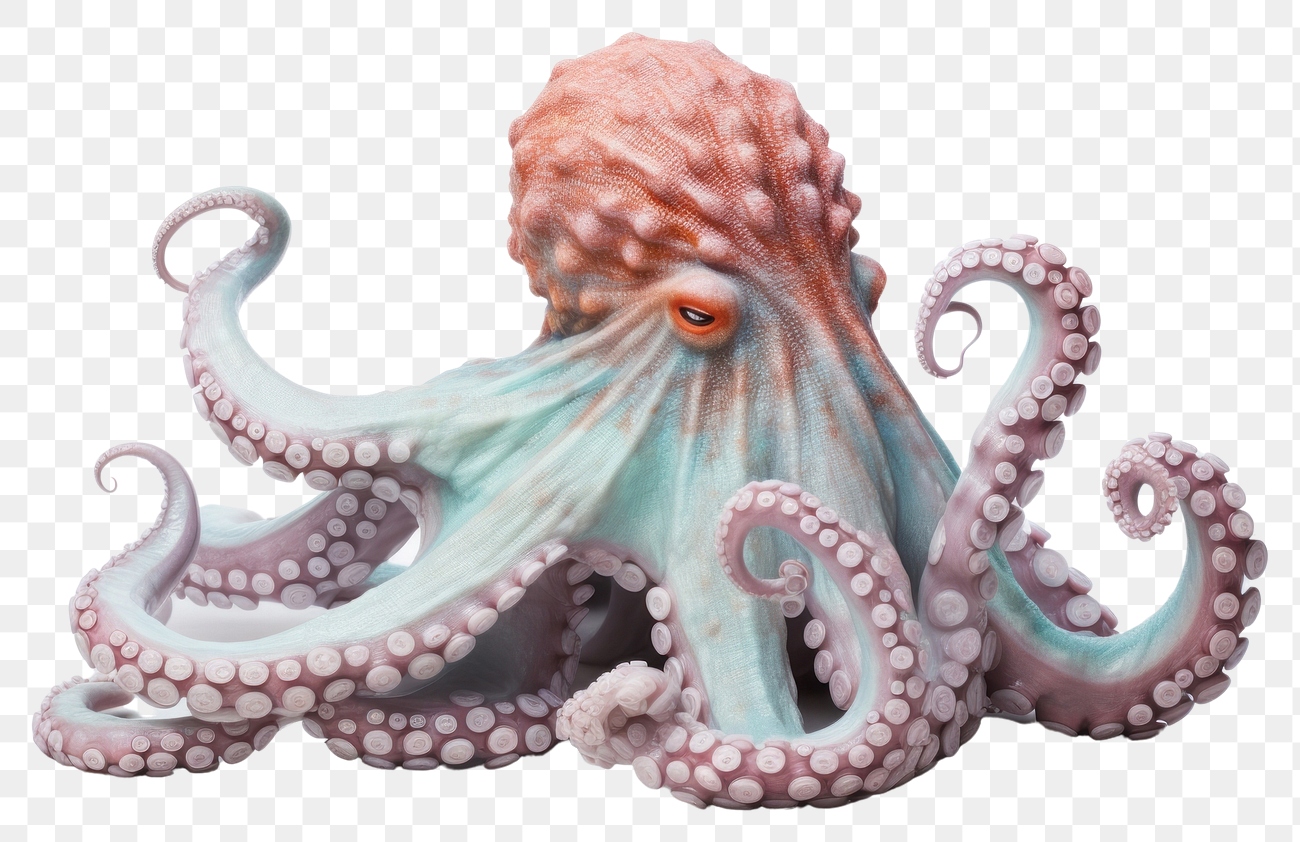 PNG Octopus animal invertebrate translucent. | Premium PNG - rawpixel