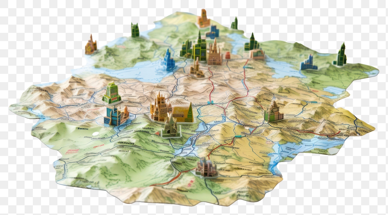 PNG Map art topography creativity. | Free PNG - rawpixel