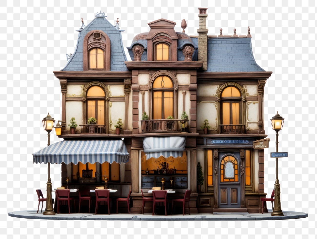 PNG Architecture restaurant building house | Premium PNG - rawpixel