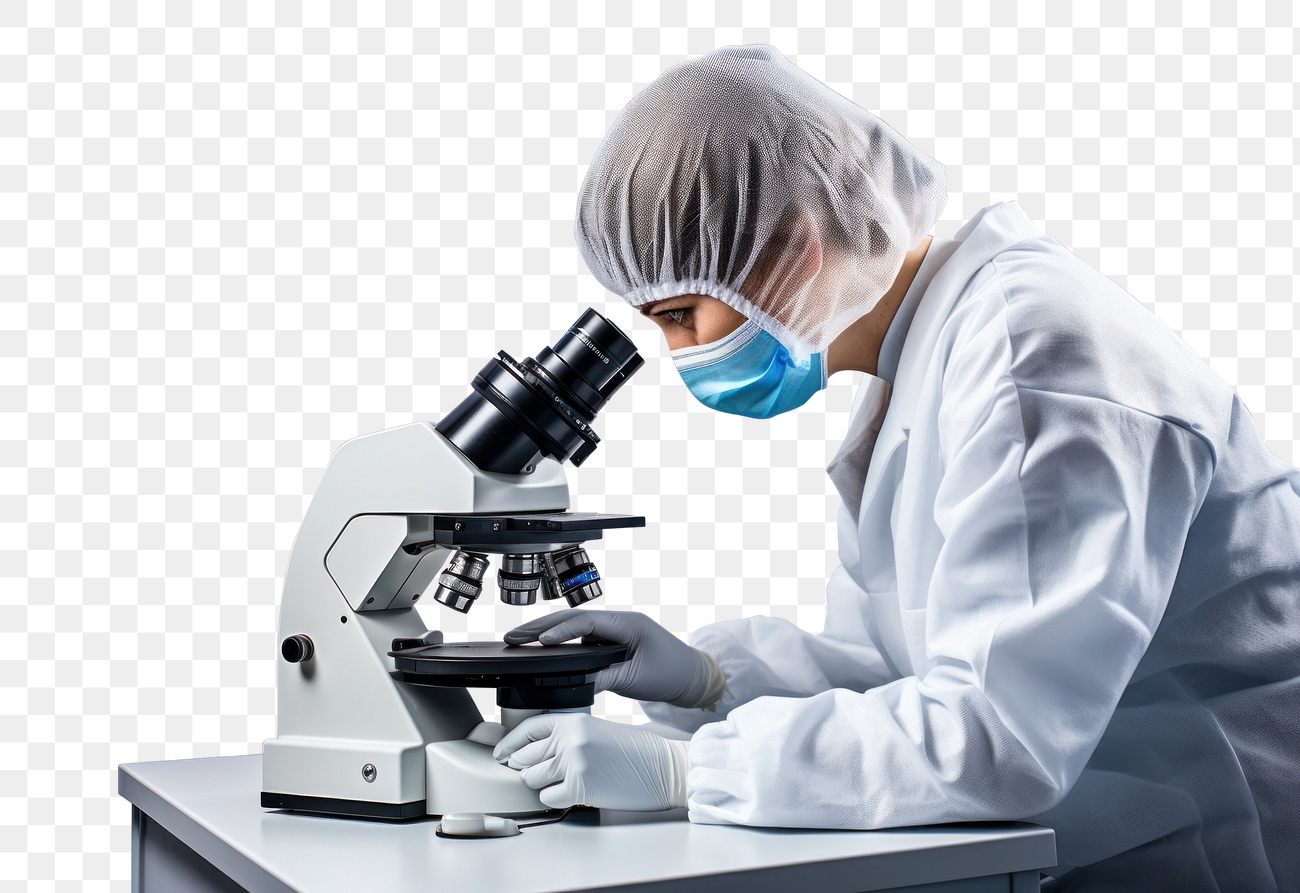 PNG Scientist microscope adult biotechnology | Premium PNG - rawpixel