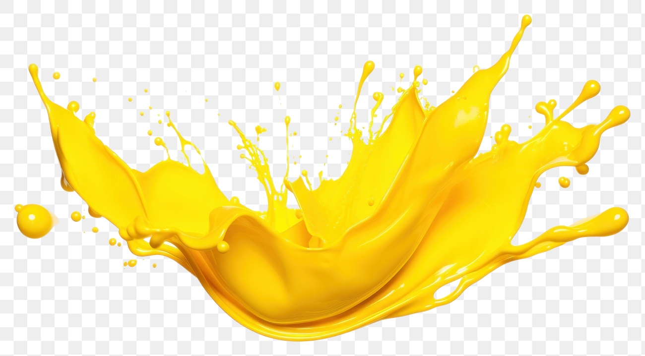 PNG yellow transparent background splattered | Free PNG - rawpixel