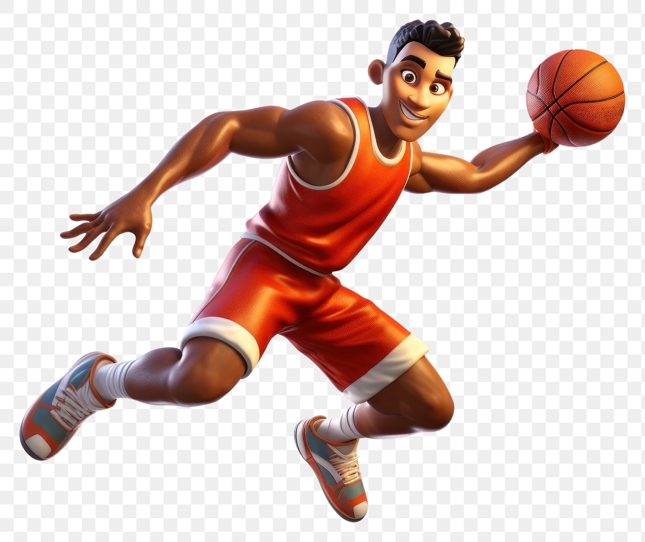 PNG Basketball cartoon player sports | Premium PNG - rawpixel