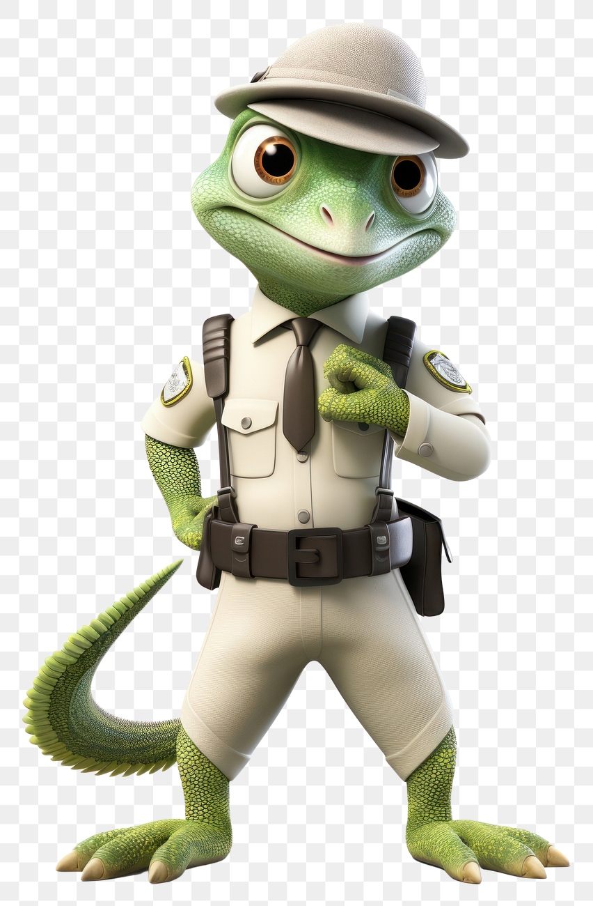 PNG Cartoon security reptile animal. | Premium PNG - rawpixel