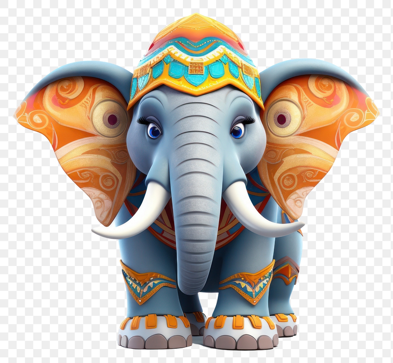 PNG Elephant wildlife cartoon mammal. | Premium PNG - rawpixel