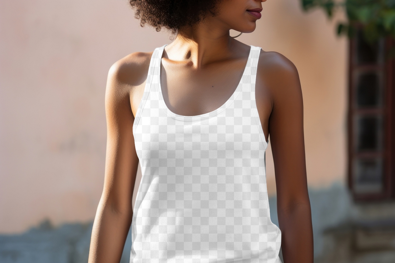 Tank top png, transparent mockup | Premium PNG - rawpixel