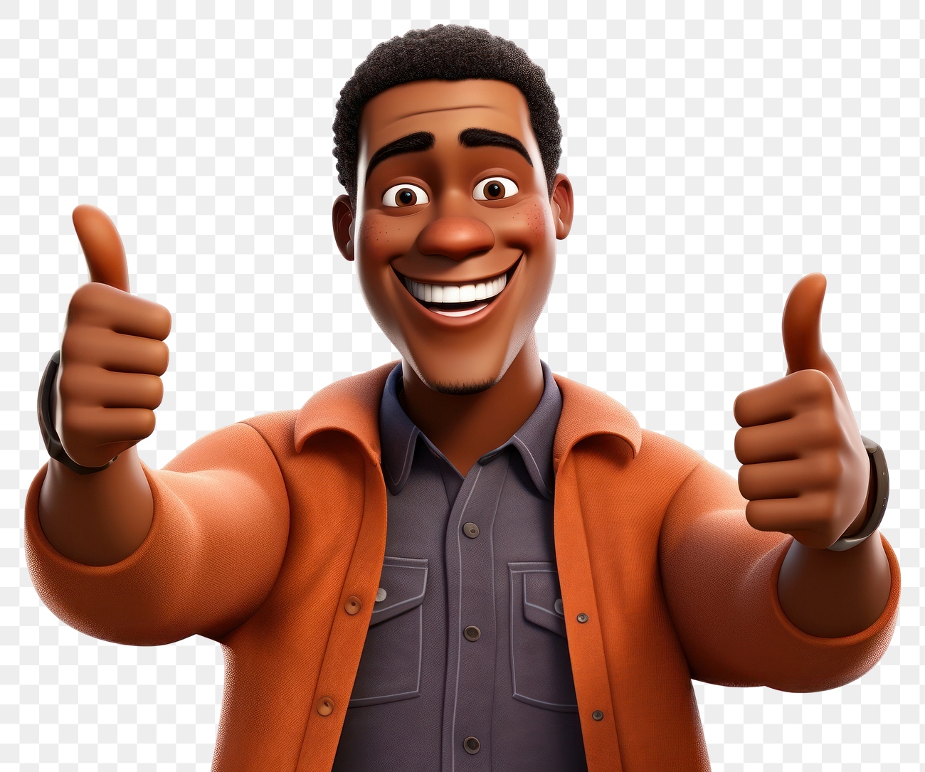 PNG Happy black man cartoon | Premium PNG - rawpixel