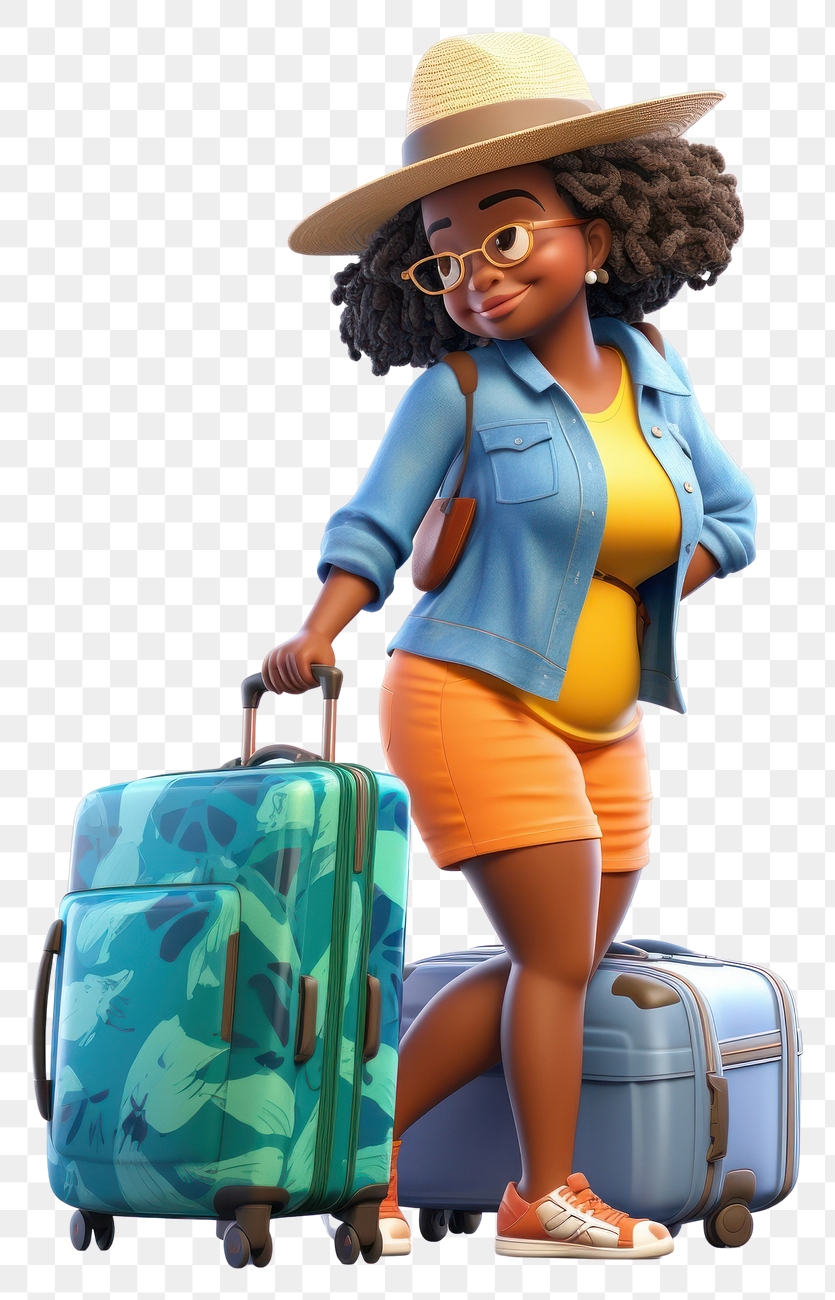 PNG Suitcase luggage packing cartoon | Premium PNG - rawpixel