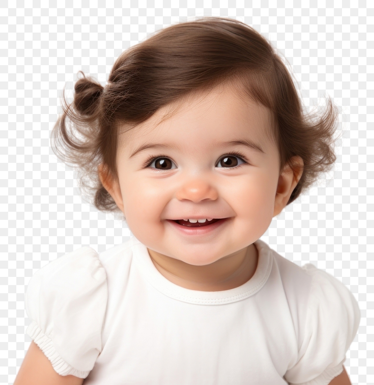 PNG Baby portrait smile photo. | Free PNG - rawpixel