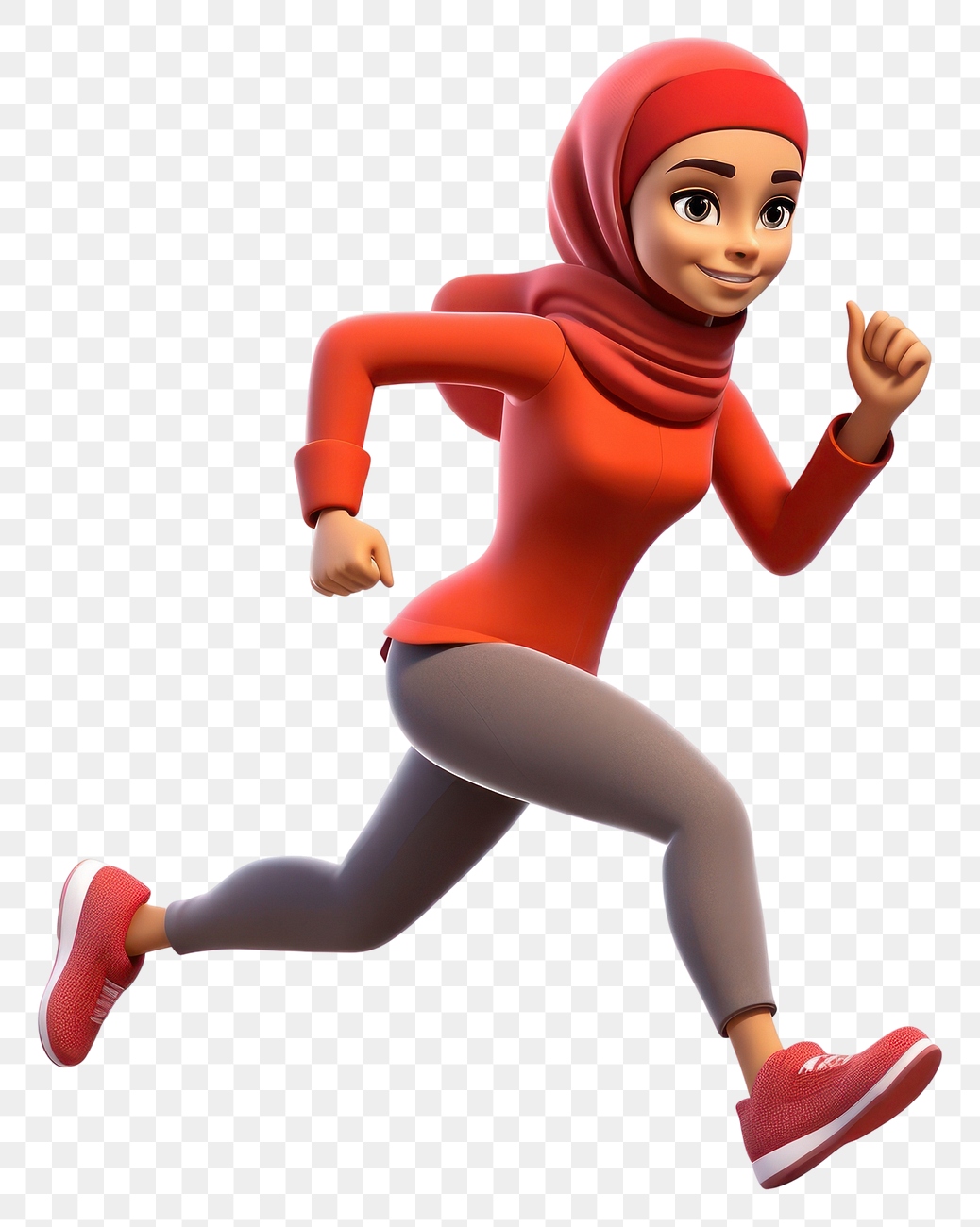 PNG Determination running athlete cartoon | Premium PNG - rawpixel