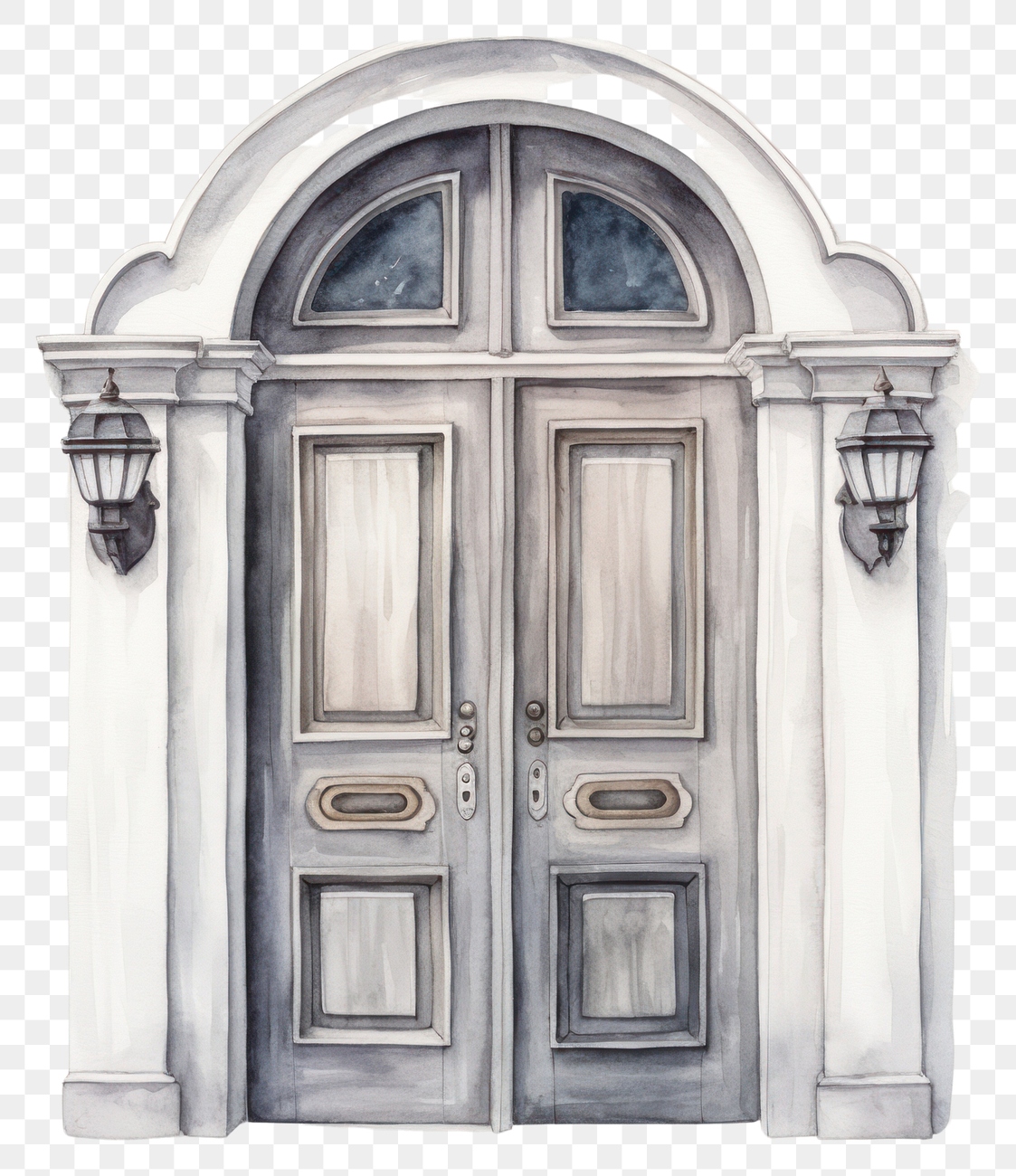 PNG Architecture building house door | Free PNG - rawpixel