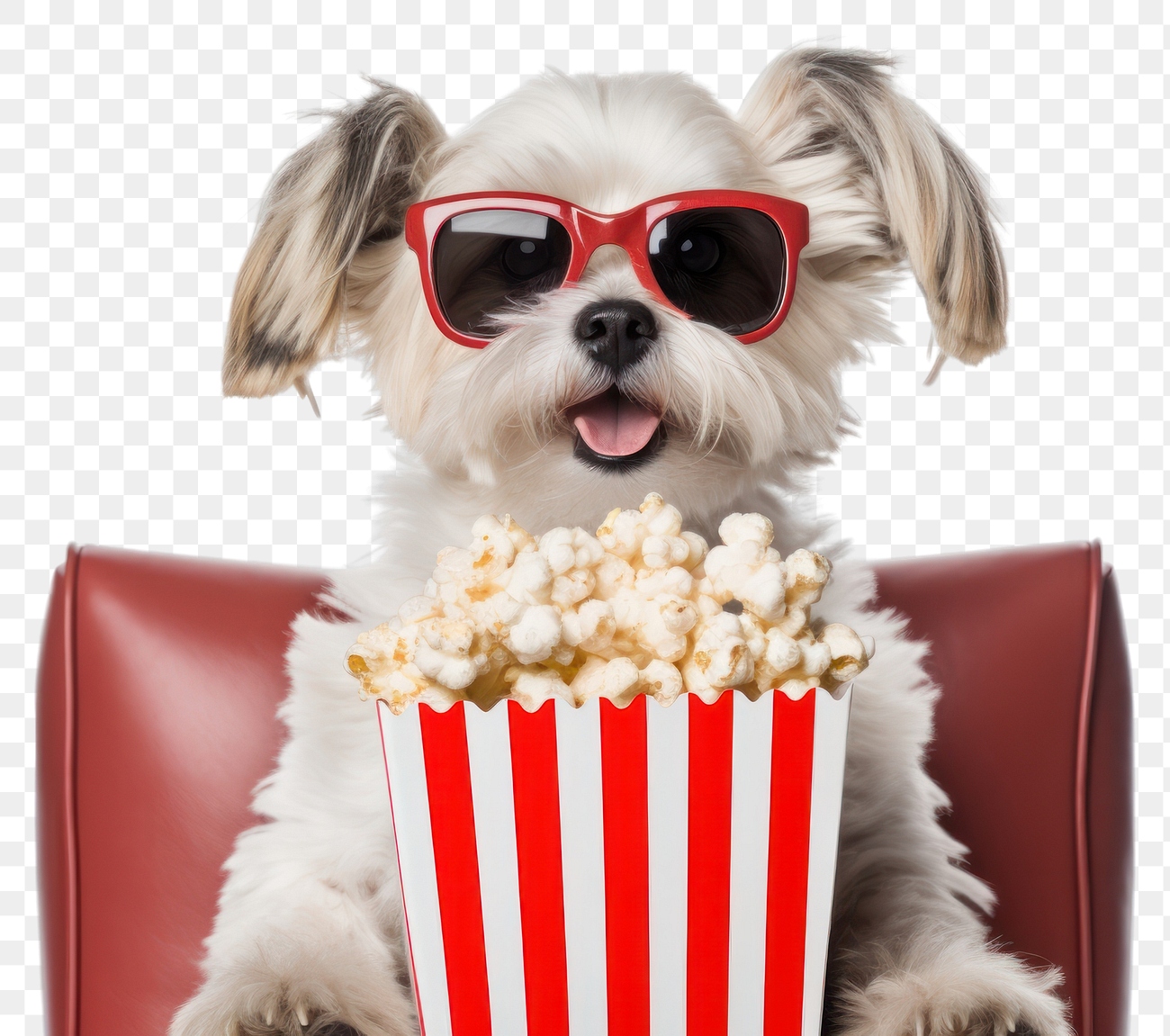 PNG Glasses popcorn dog mammal | Premium PNG - rawpixel