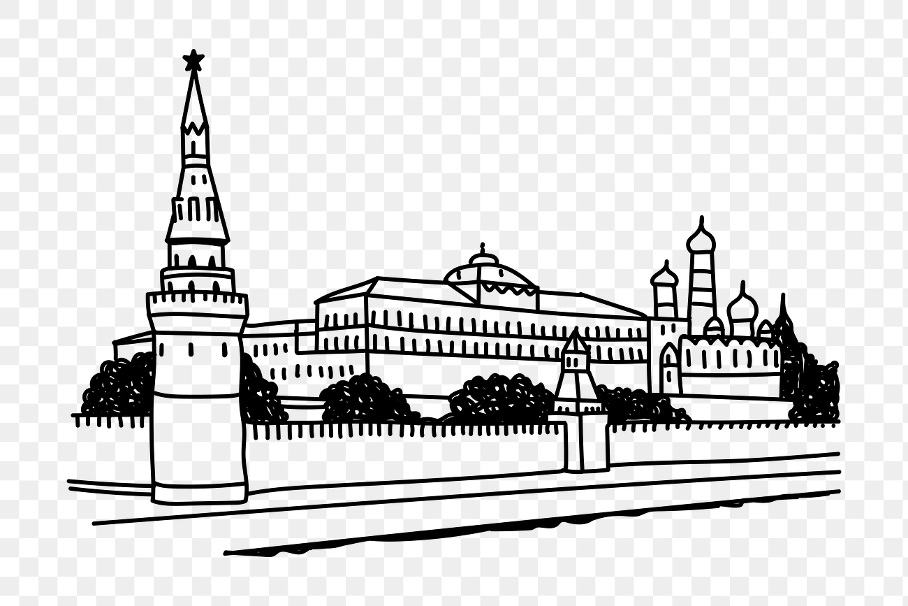 PNG Kremlin Russia doodle illustration, | Free PNG - rawpixel