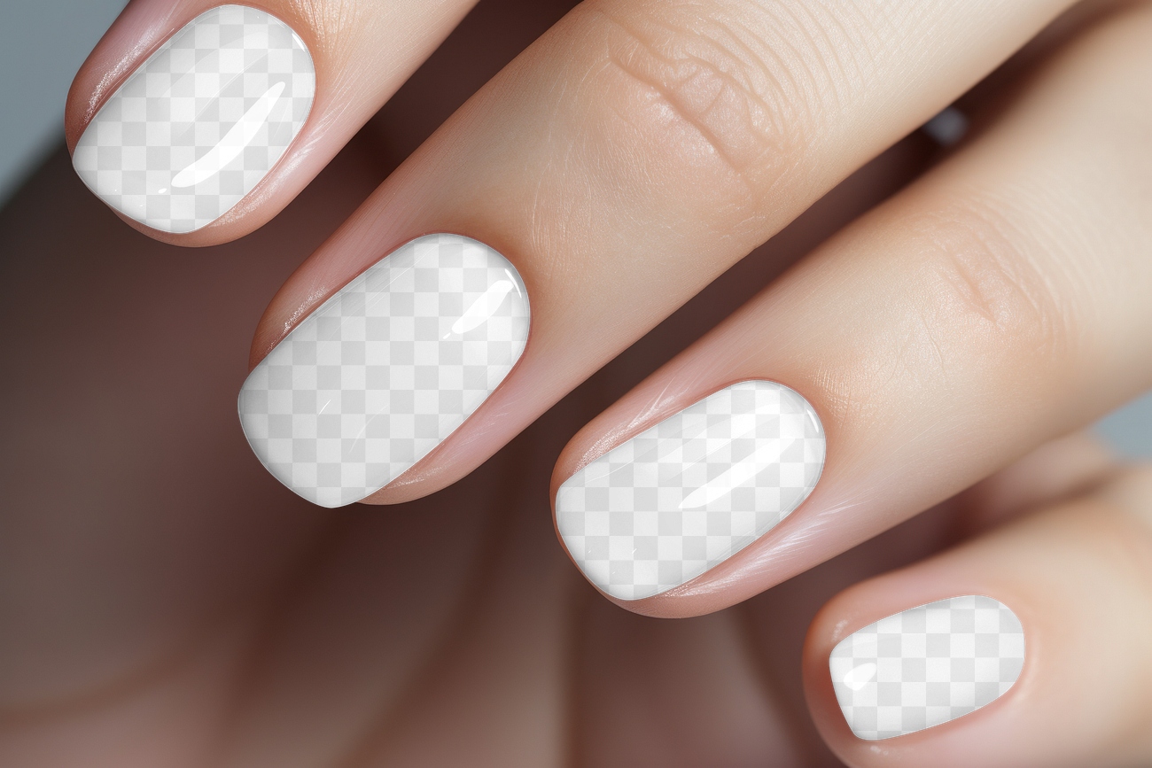 Nails manicure png mockup, transparent | Premium PNG - rawpixel