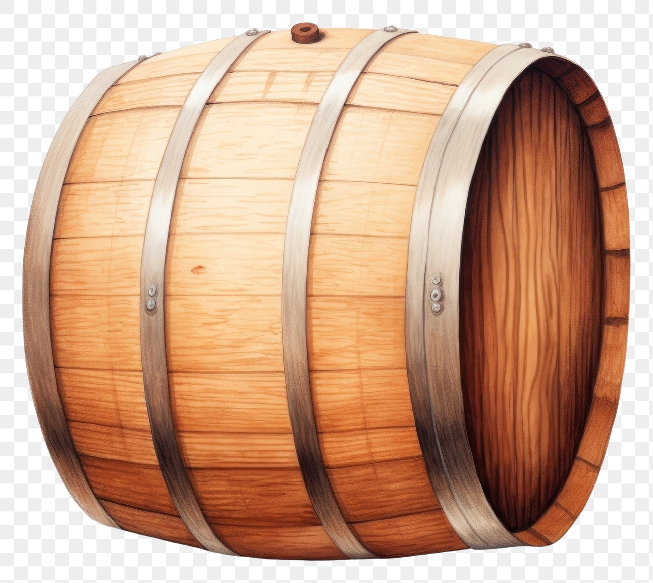 PNG Barrel keg refreshment winemaking. | Premium PNG - rawpixel