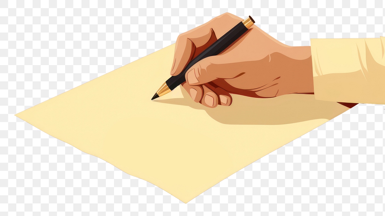 PNG Hand writing paper hand | Premium PNG - rawpixel