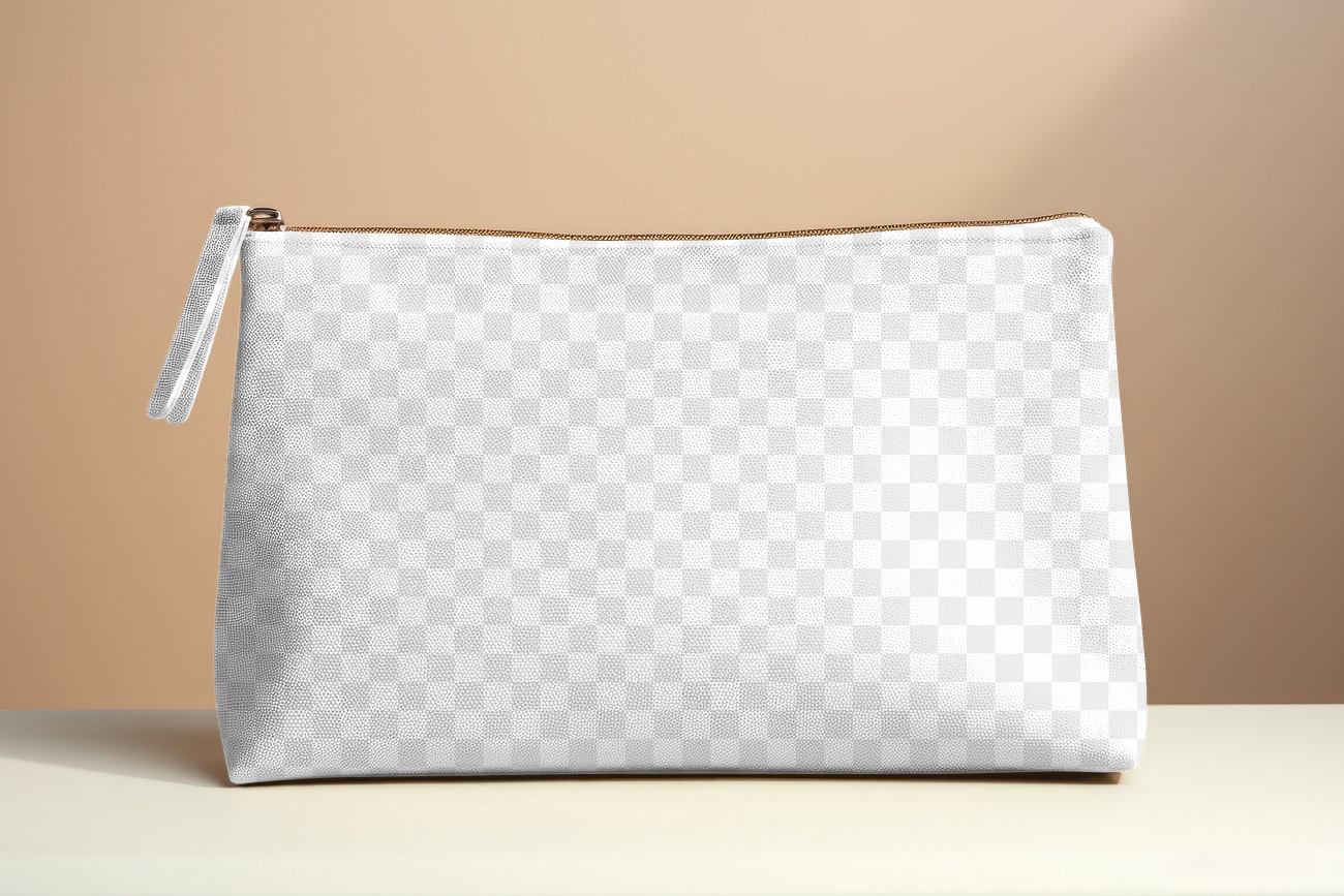 Makeup pouch png mockup, transparent | Premium PNG - rawpixel