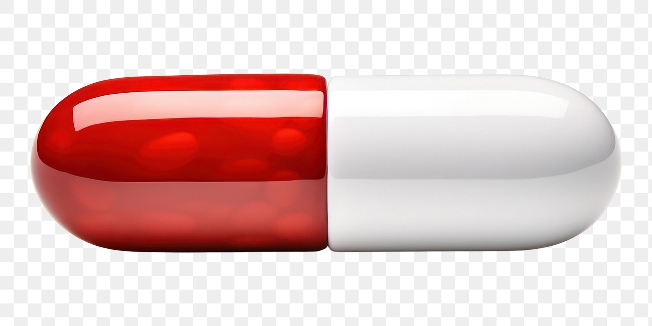 PNG Pill capsule red antioxidant | Premium PNG - rawpixel