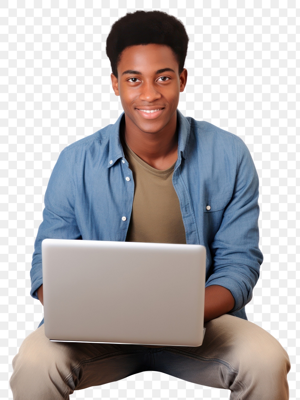 PNG Student using laptop portrait | Premium PNG - rawpixel