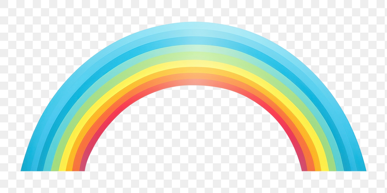 PNG Rainbow 2d rainbow nature | Free PNG - rawpixel