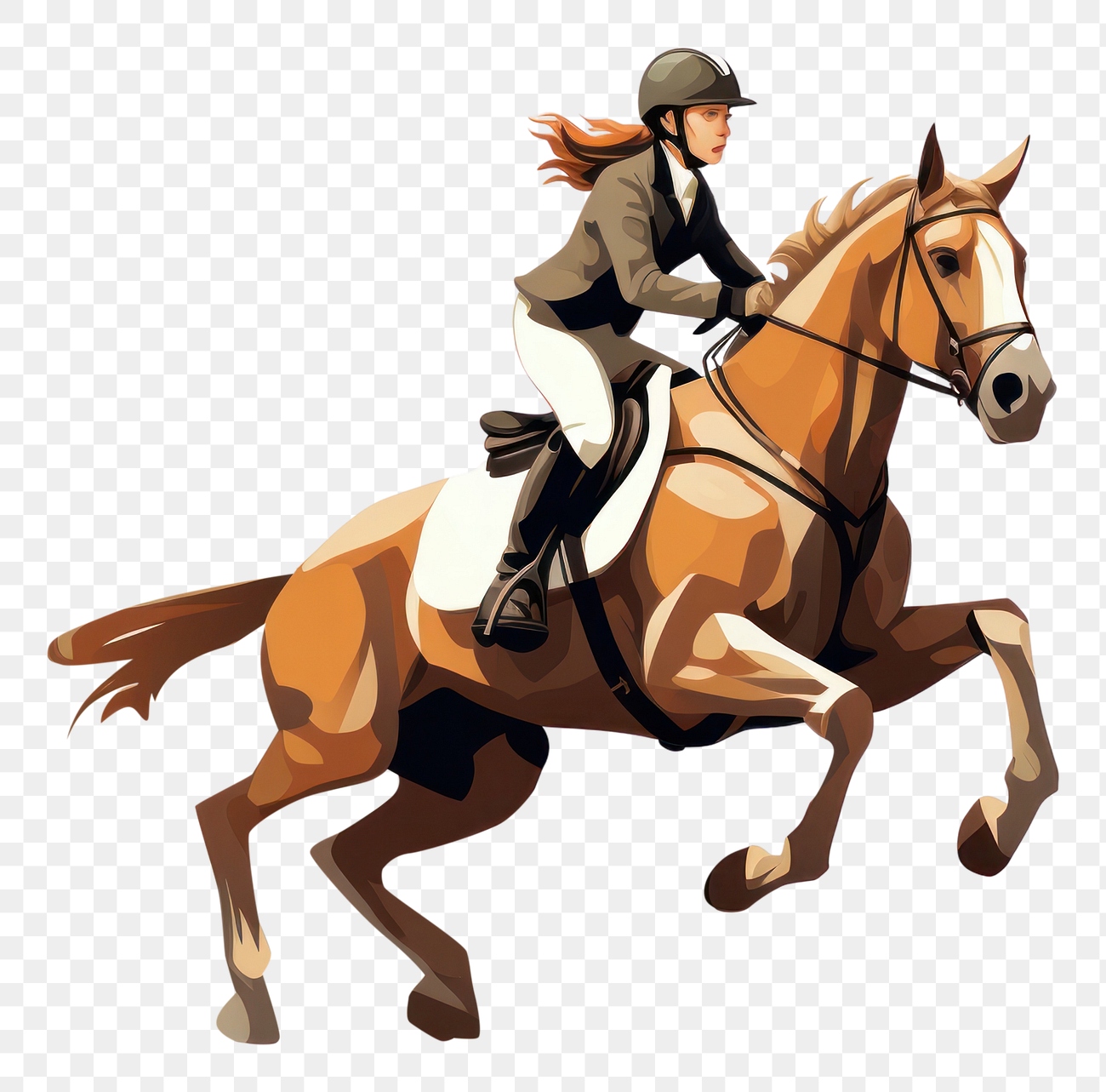 PNG Horse riding mammal animal | Premium PNG - rawpixel