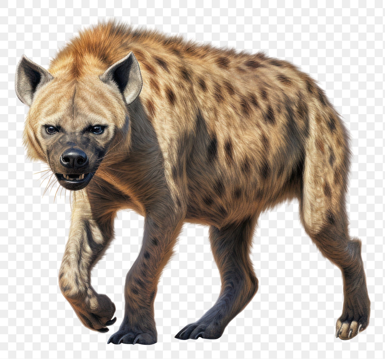 PNG Majestic hyena wildlife mammal | Premium PNG - rawpixel