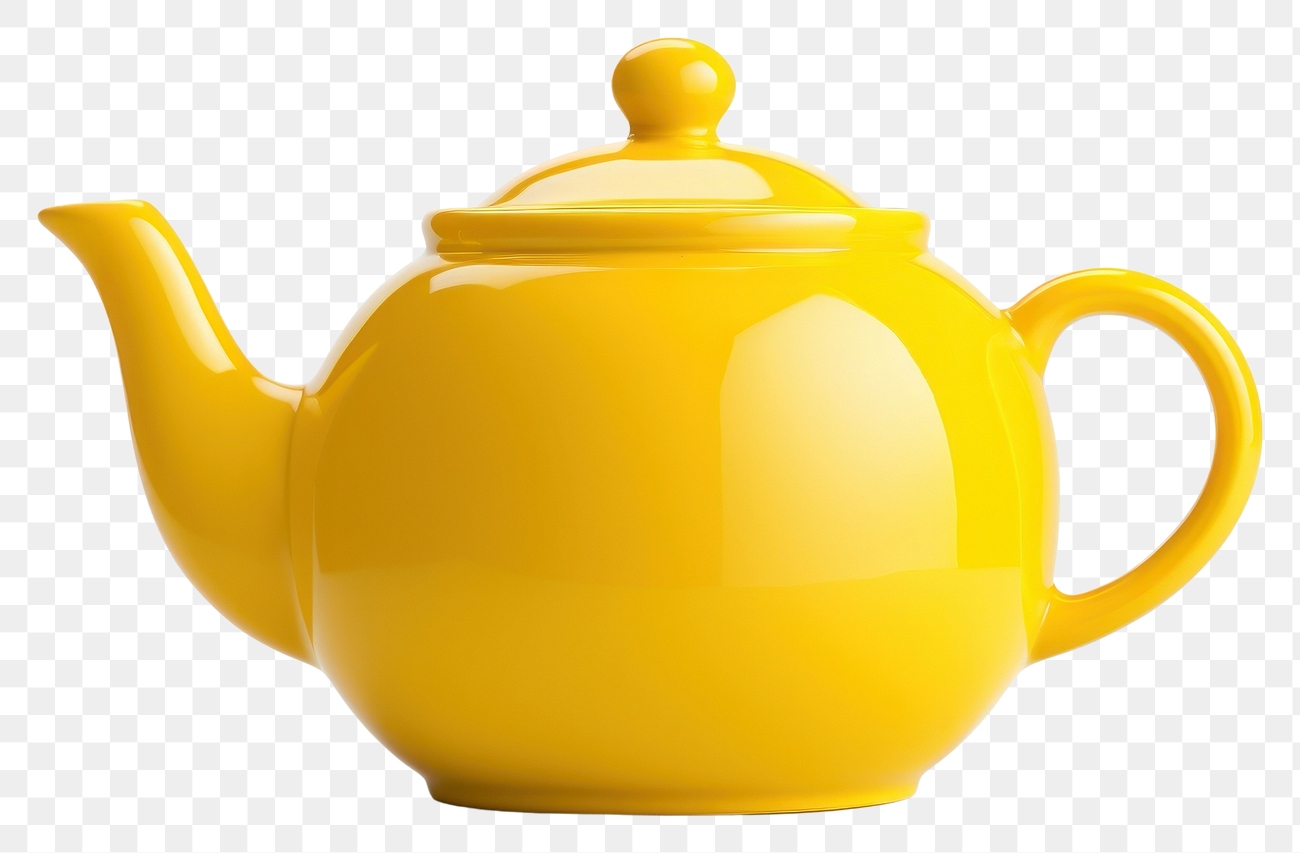 PNG Teapot teapot yellow refreshment | Premium PNG - rawpixel