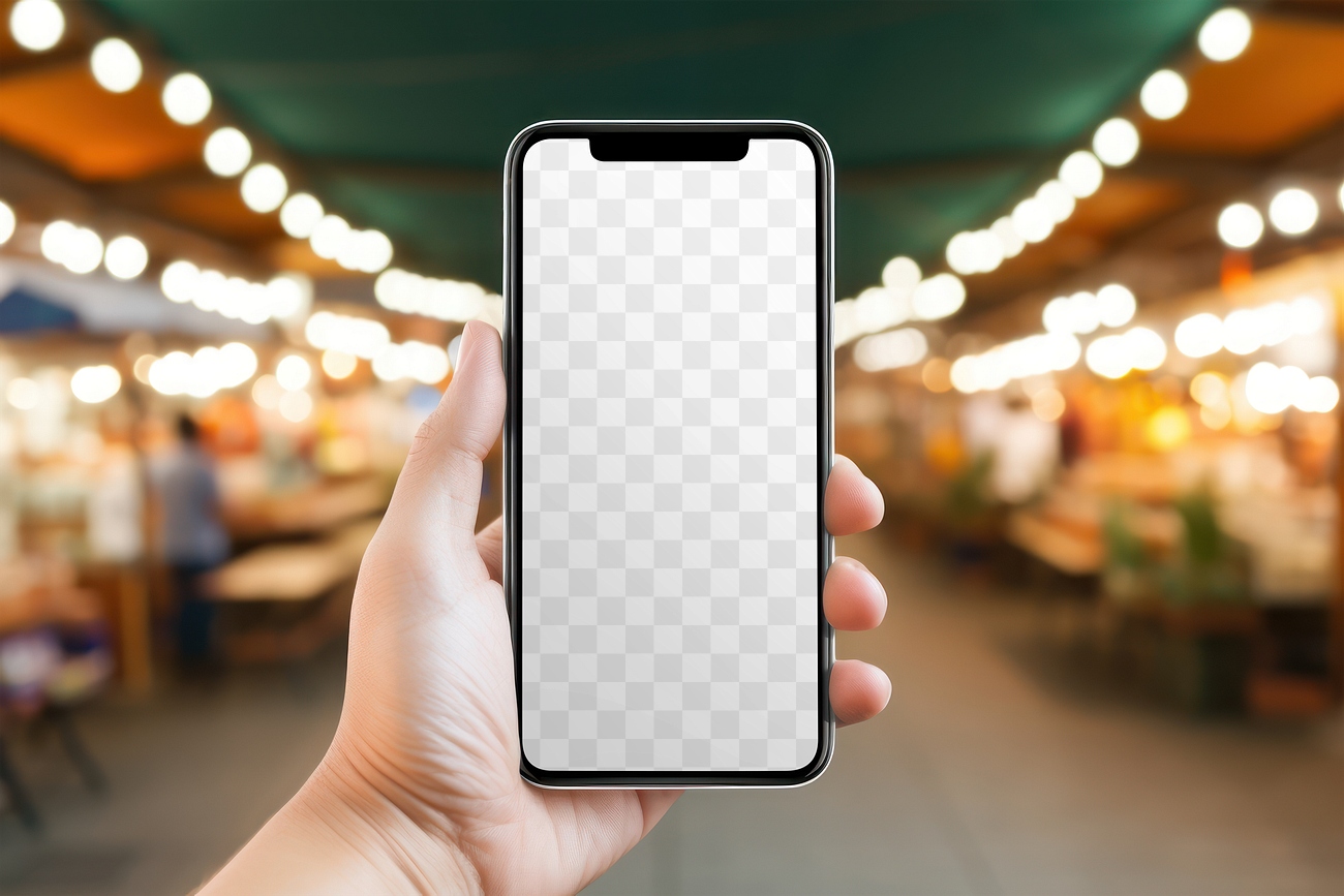 Png mobile phone mockup, transparent | Premium PNG - rawpixel