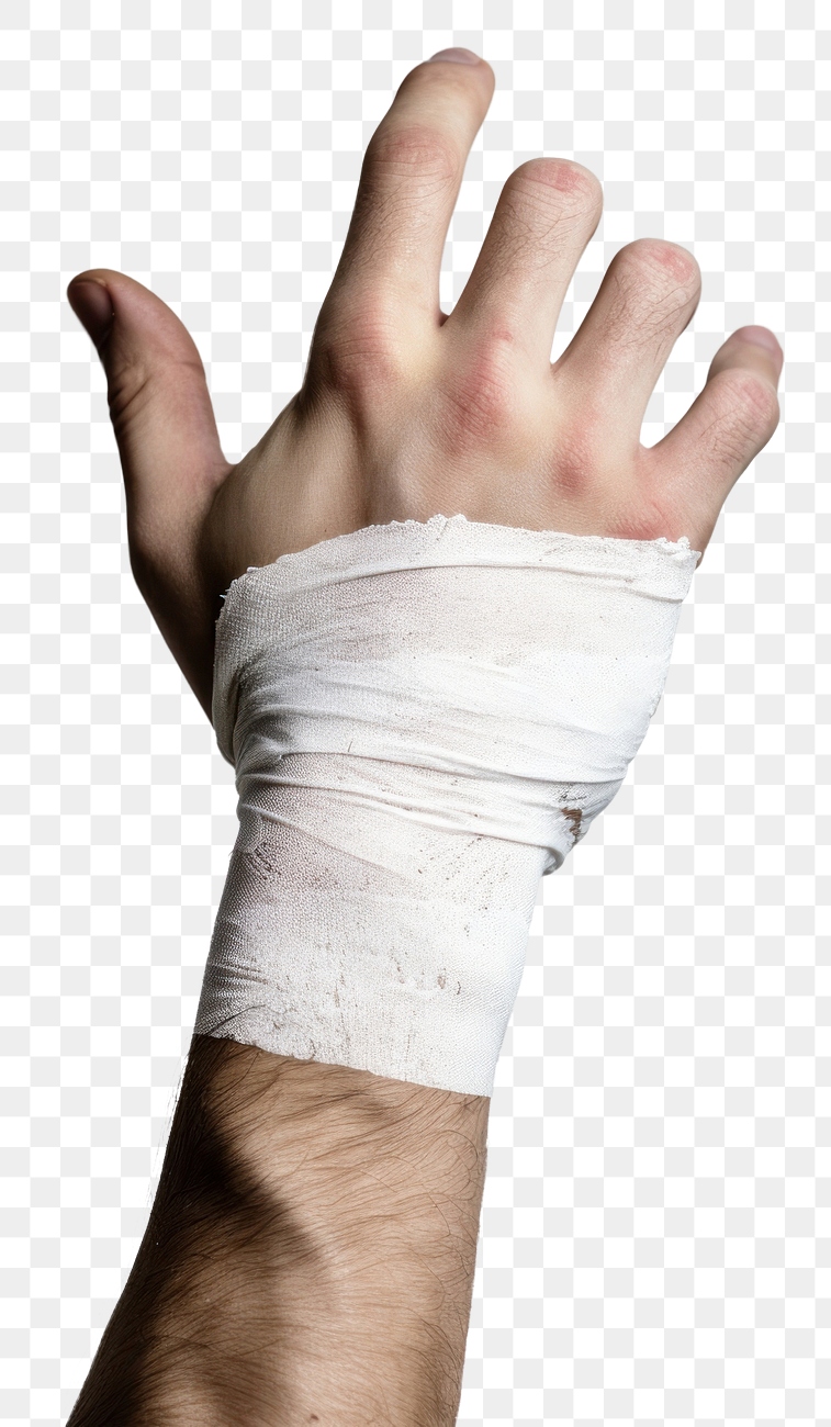 PNG Bandage hand finger fracture. | Premium PNG - rawpixel
