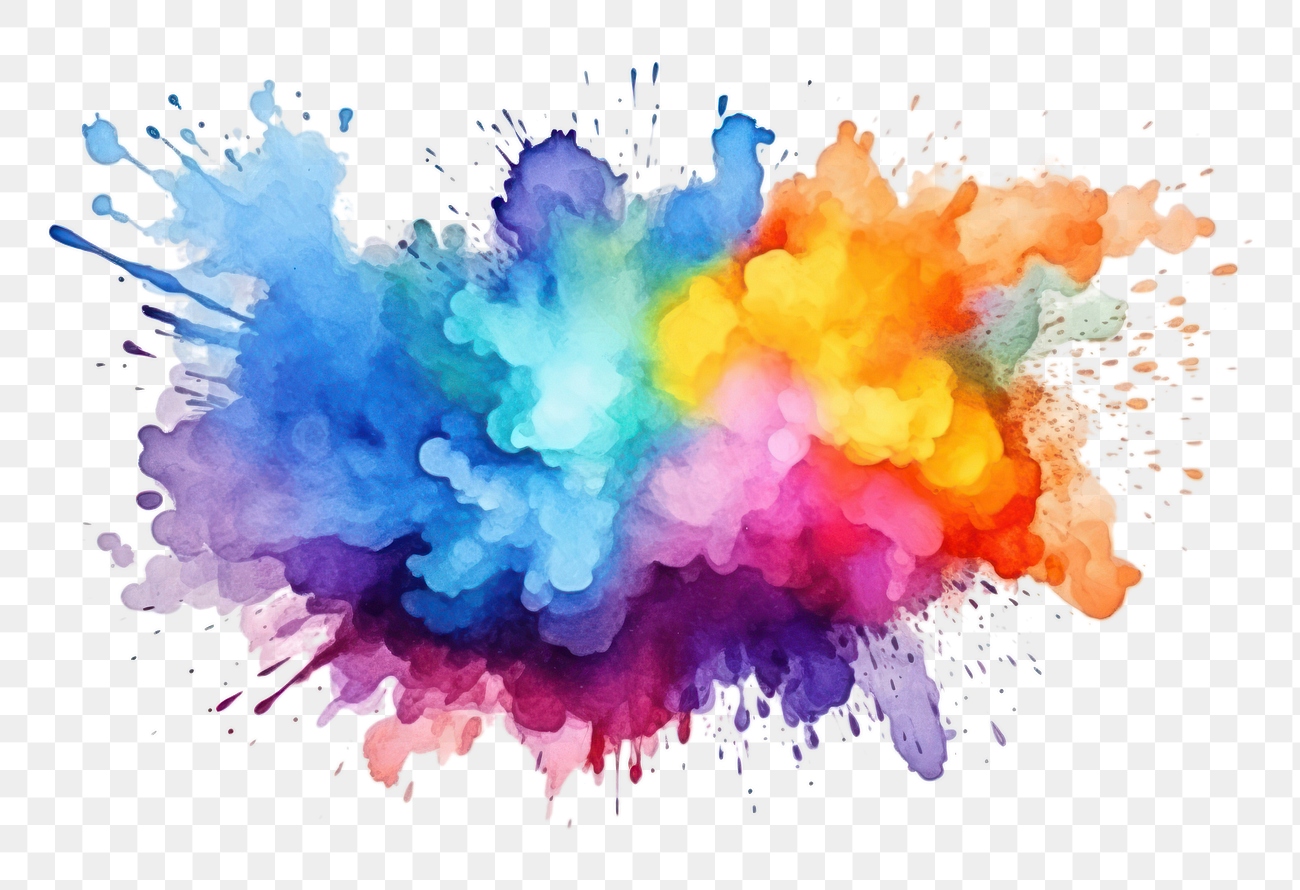 PNG Holi paint splash art | Free PNG - rawpixel