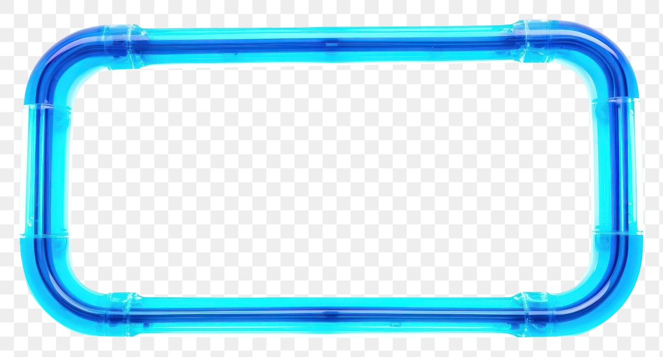PNG Blue neon frame technology | Premium PNG - rawpixel