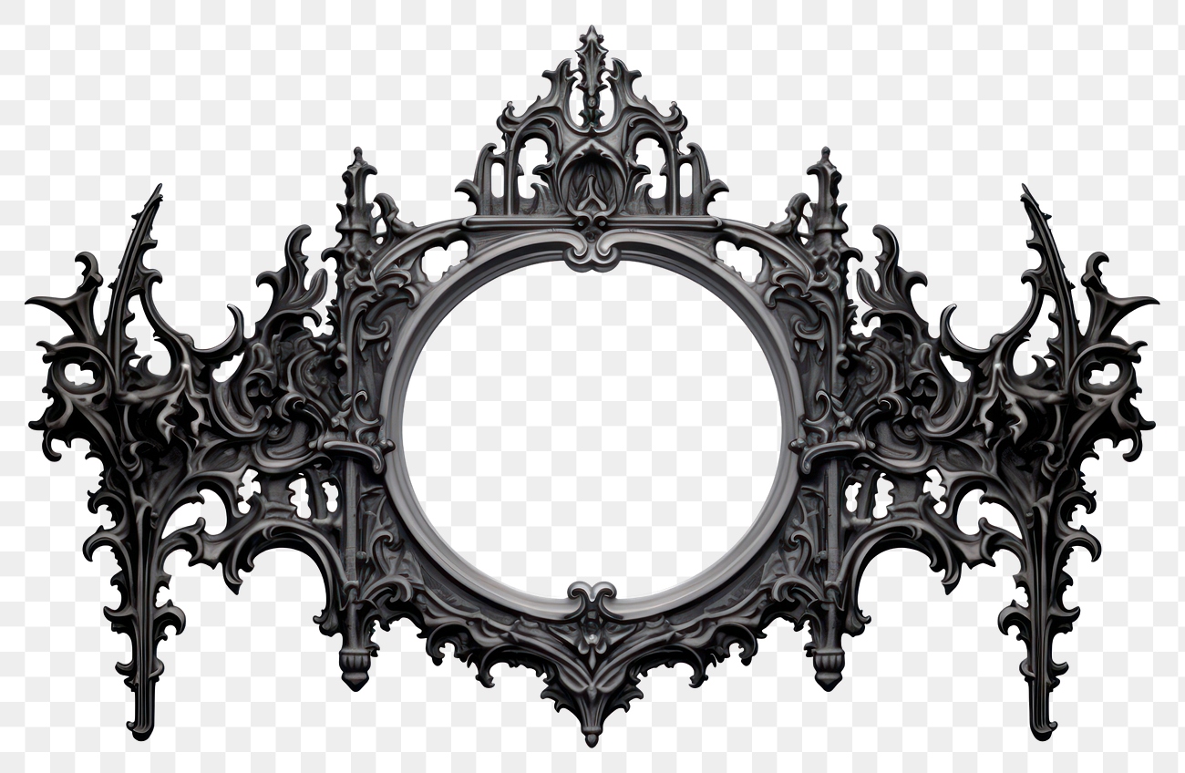PNG Gothic architectural decorative frame | Free PNG - rawpixel