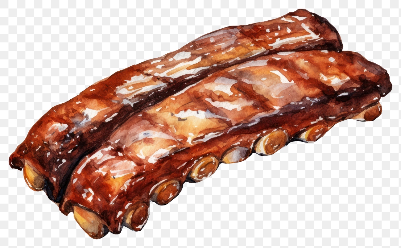 PNG Barbecue ribs food invertebrate | Free PNG - rawpixel