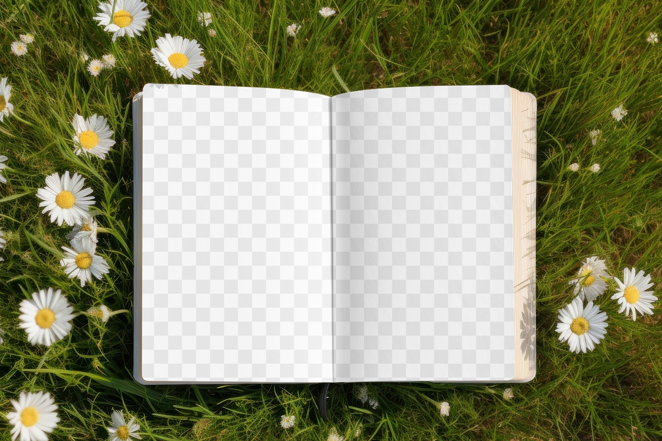 Book pages png mockup, transparent | Free PNG - rawpixel