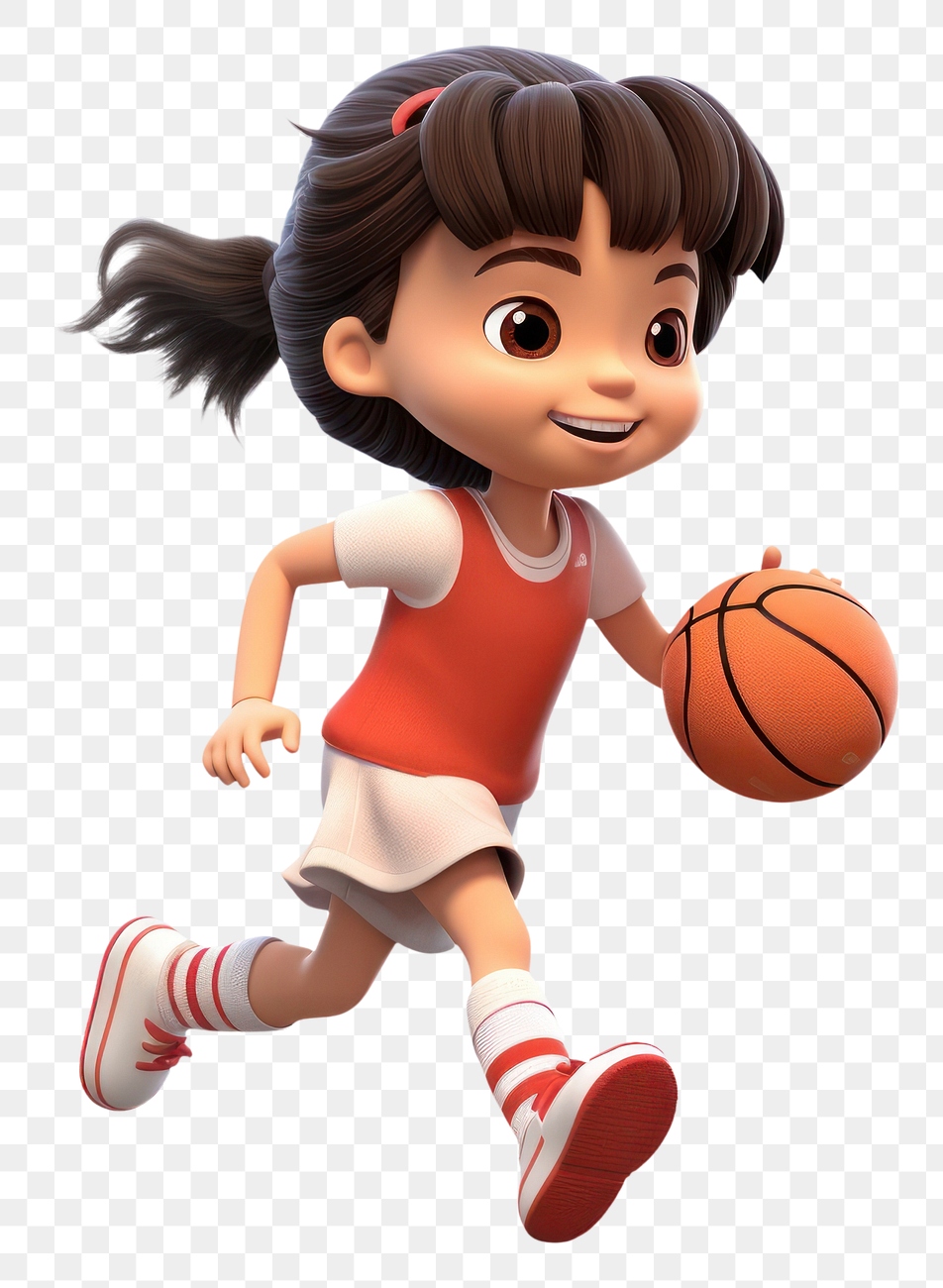 PNG Little asian girl basketball | Premium PNG - rawpixel