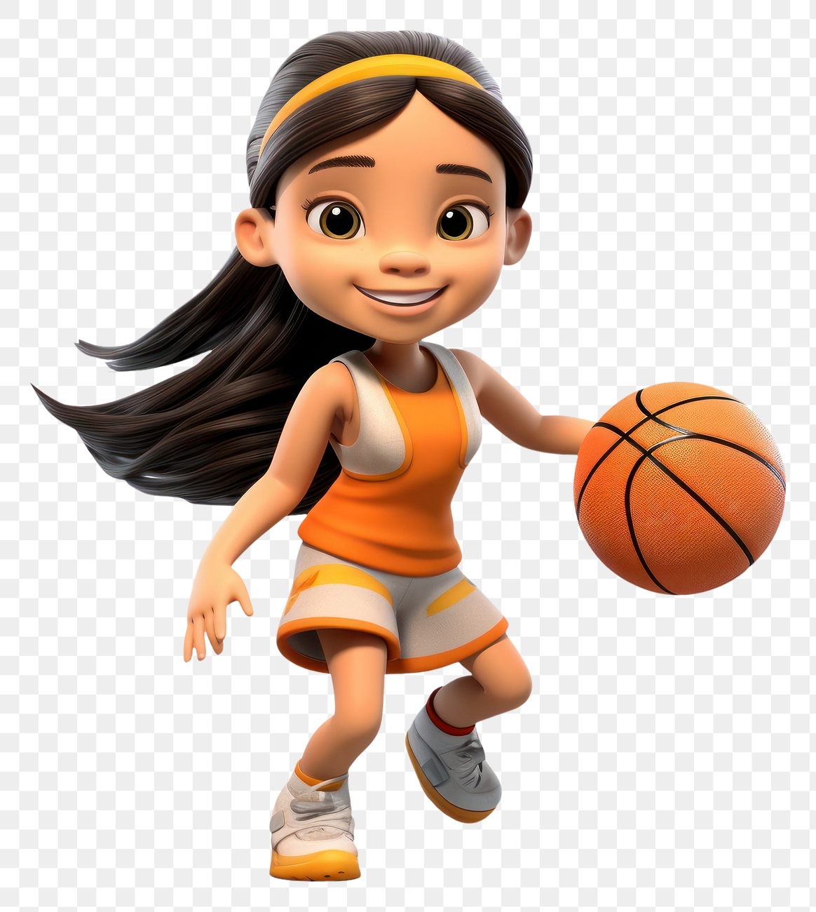 PNG Little asian girl basketball | Premium PNG - rawpixel