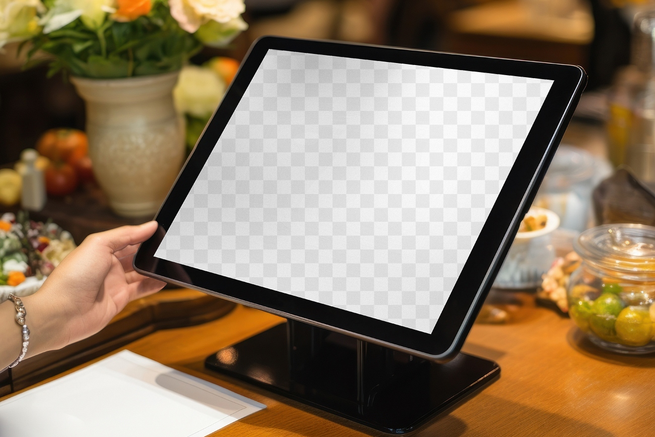 Tablet screen png mockup, transparent | Premium PNG - rawpixel