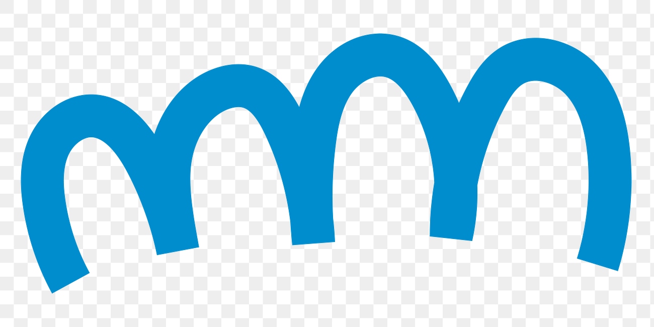 Blue squiggly line png, transparent | Premium PNG - rawpixel