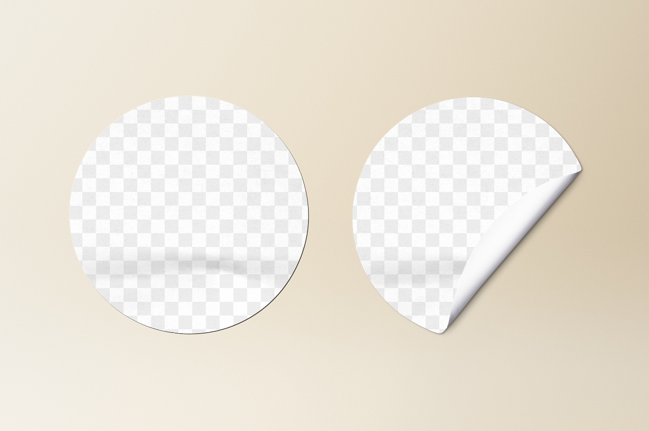 Badge paper sticker png mockup, | Premium PNG - rawpixel