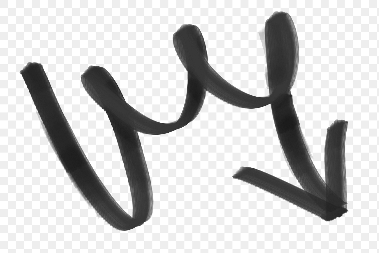 Black arrow png doodle, transparent | Premium PNG - rawpixel