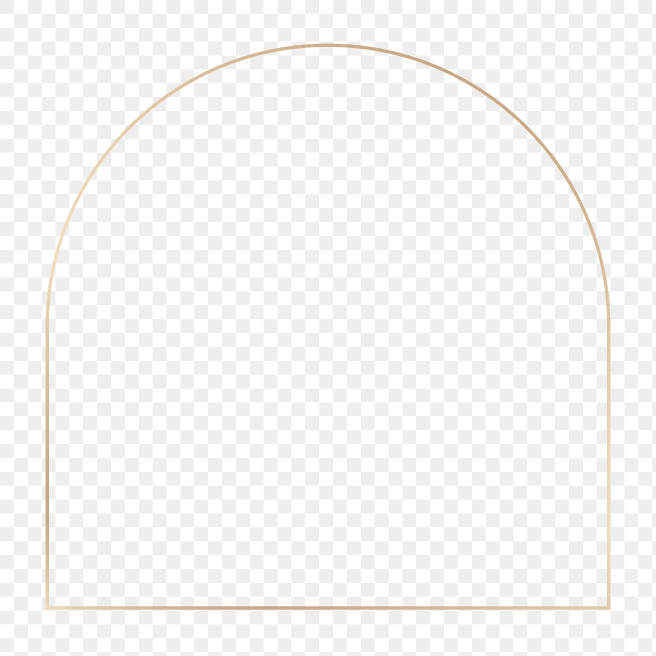 Png gold arch border frame, | Premium PNG - rawpixel