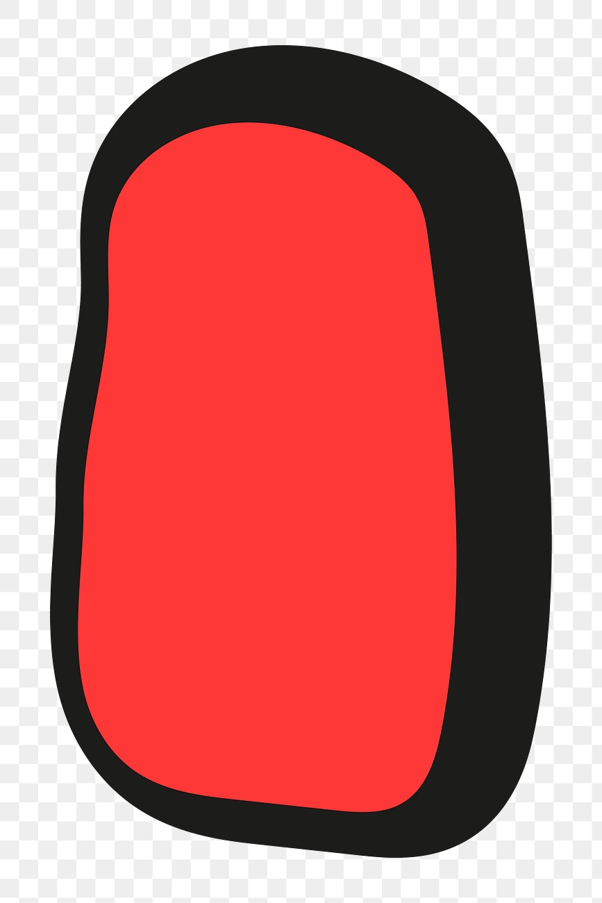 Red rectangle shape png, transparent | Premium PNG - rawpixel