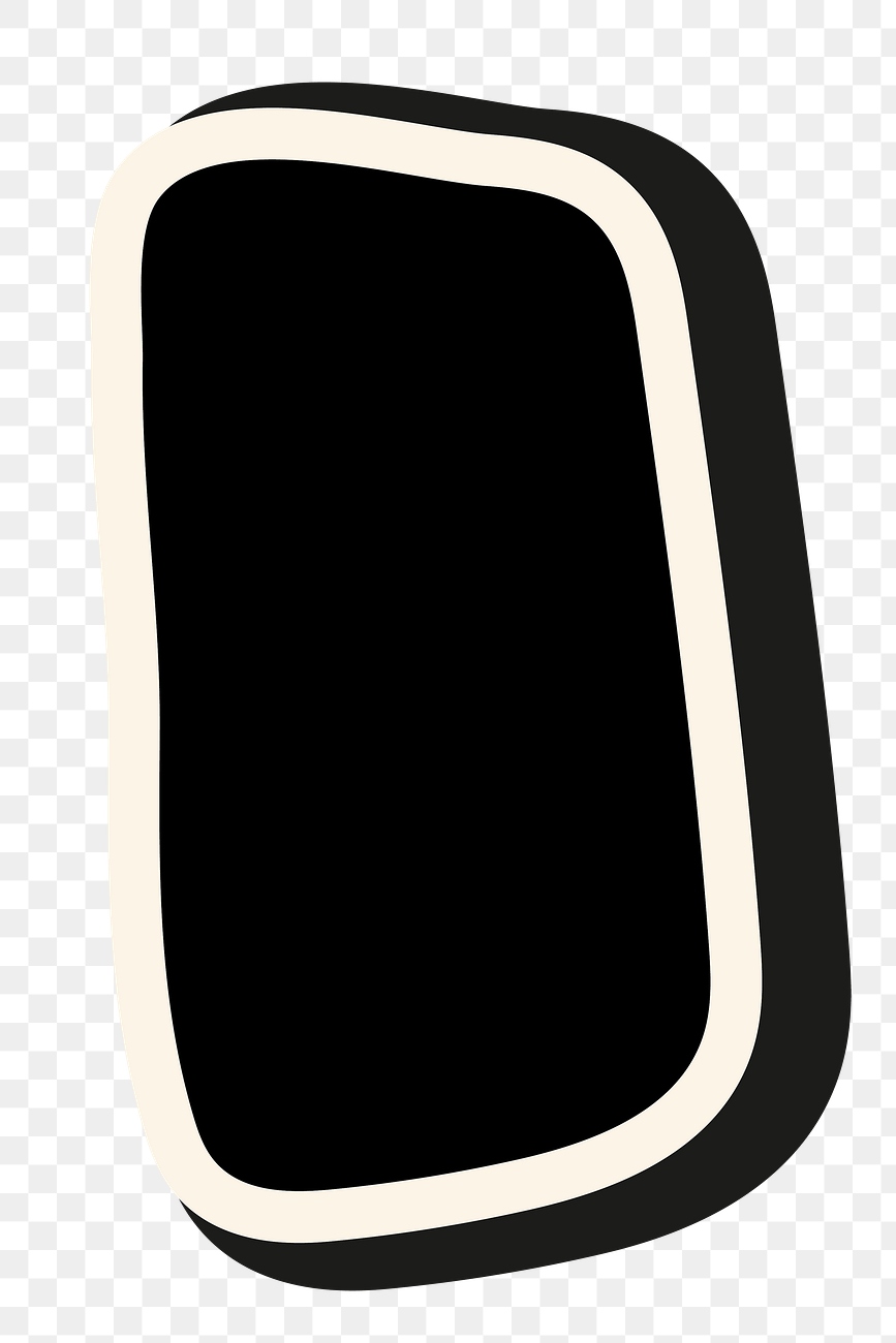 Black rectangle shape png, transparent | Premium PNG - rawpixel