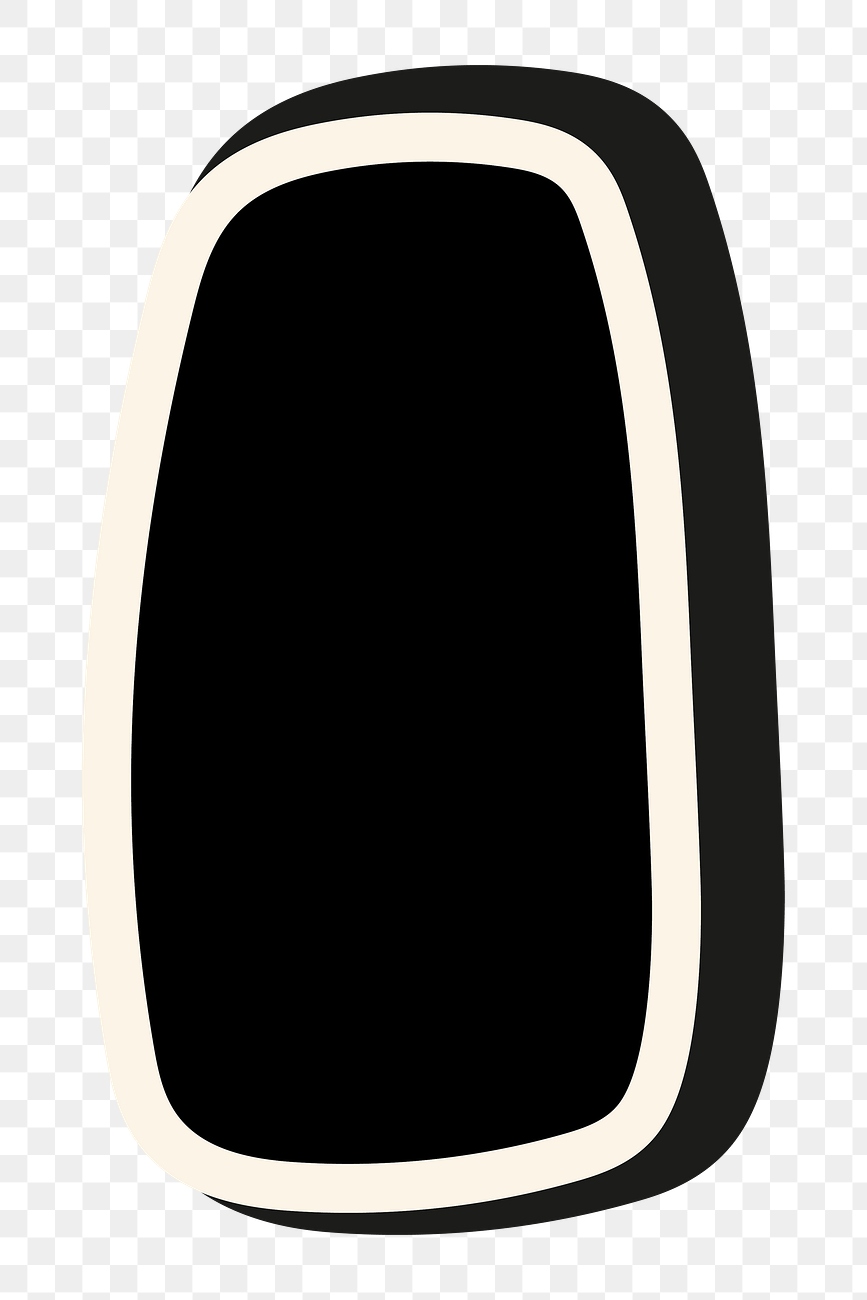 Black rectangle shape png, transparent | Premium PNG - rawpixel