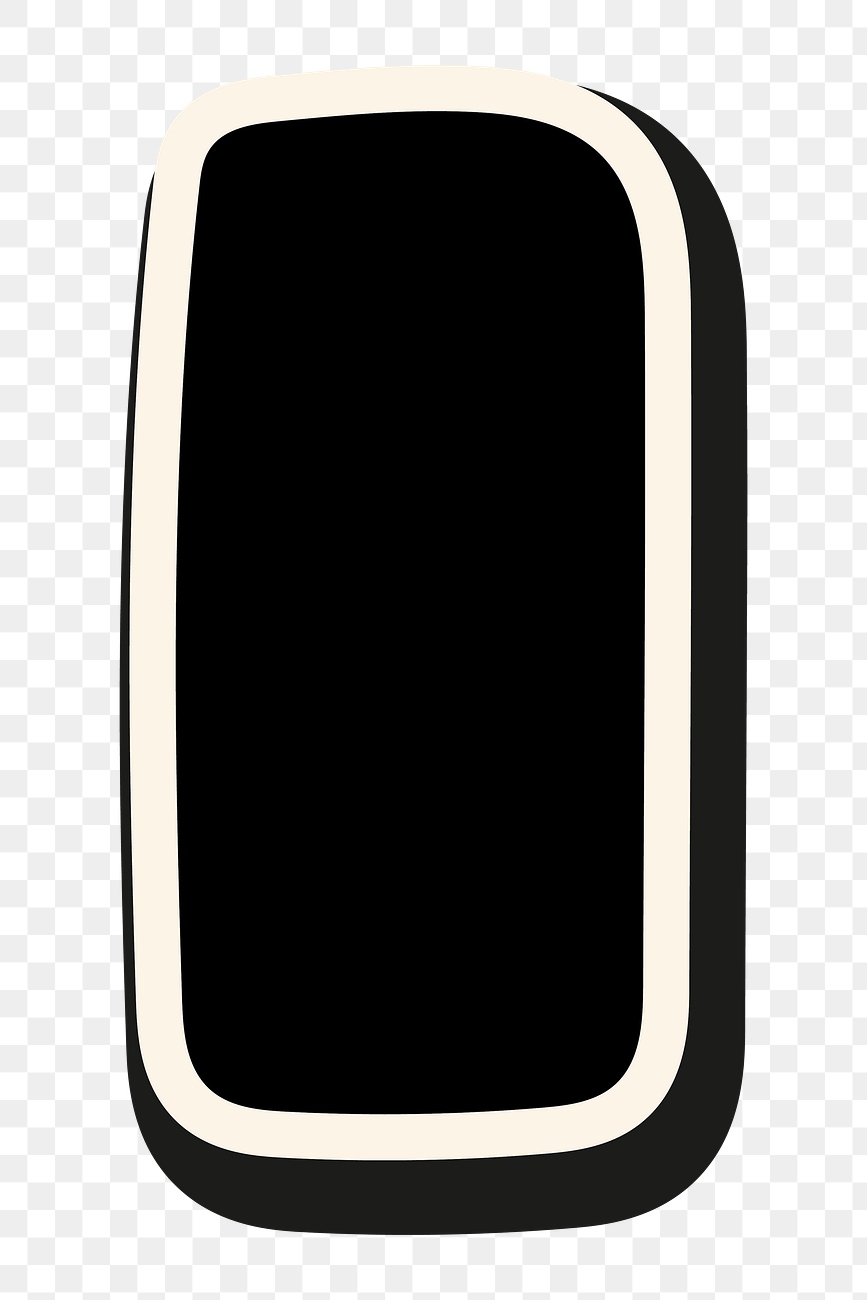 Black rectangle shape png, transparent | Premium PNG - rawpixel