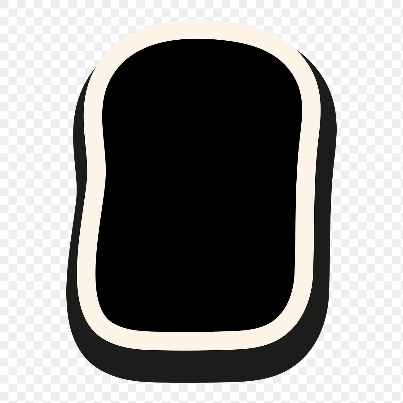 Black rectangle shape png, transparent | Premium PNG - rawpixel