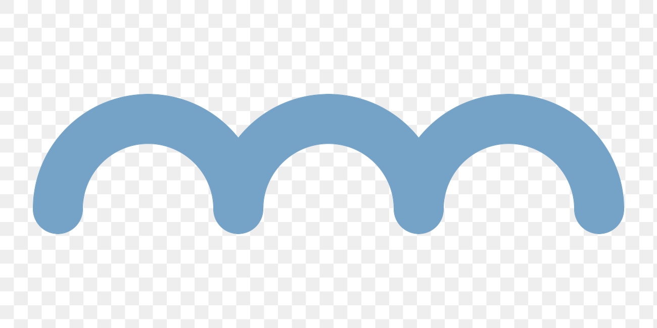 Blue squiggly shape png, transparent | Premium PNG - rawpixel