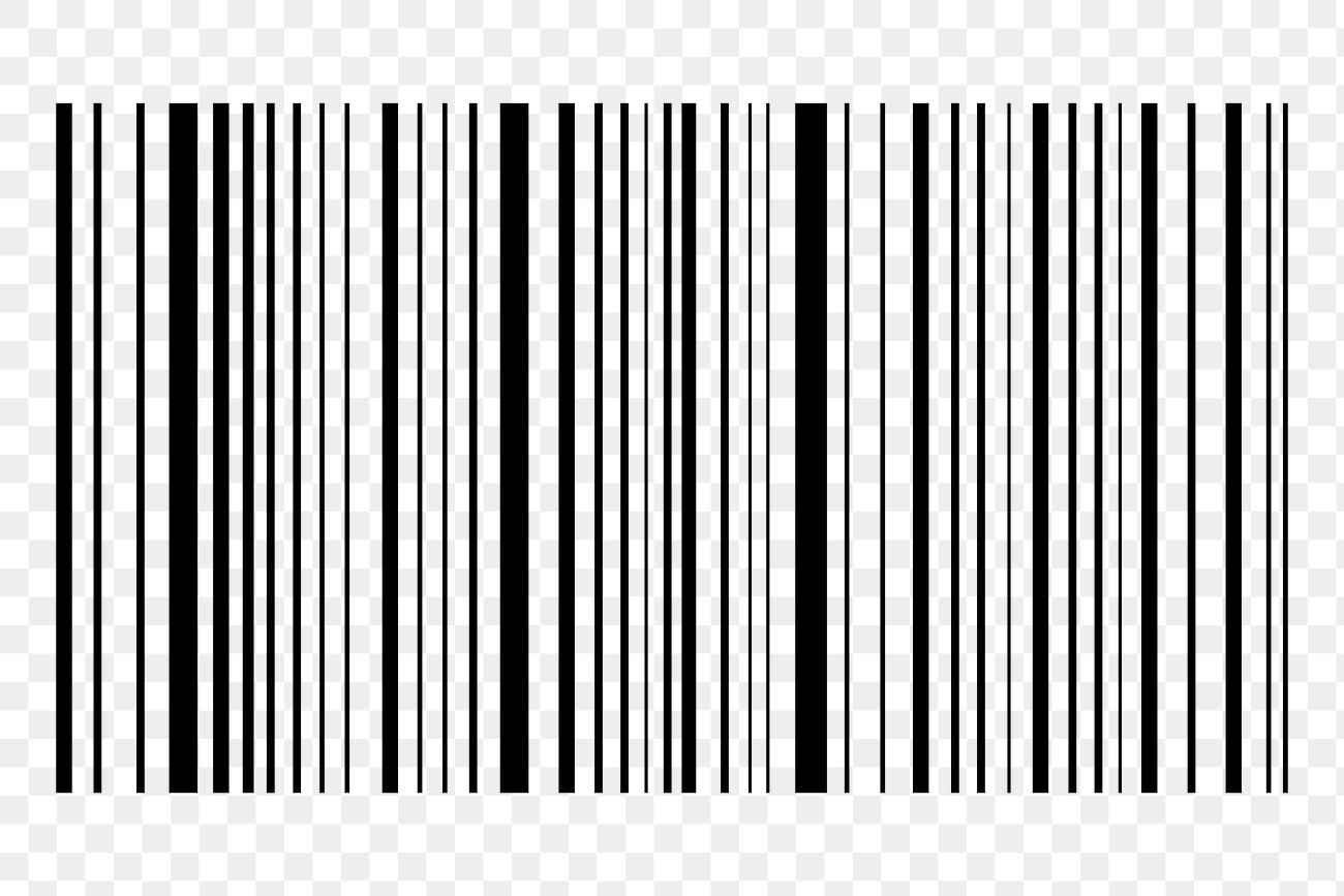 Png black barcode element, transparent | Premium PNG - rawpixel