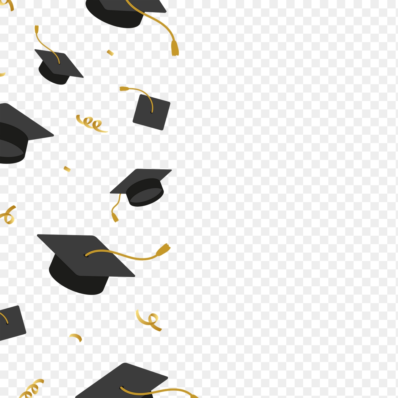 Graduation png border, transparent background | Premium PNG - rawpixel