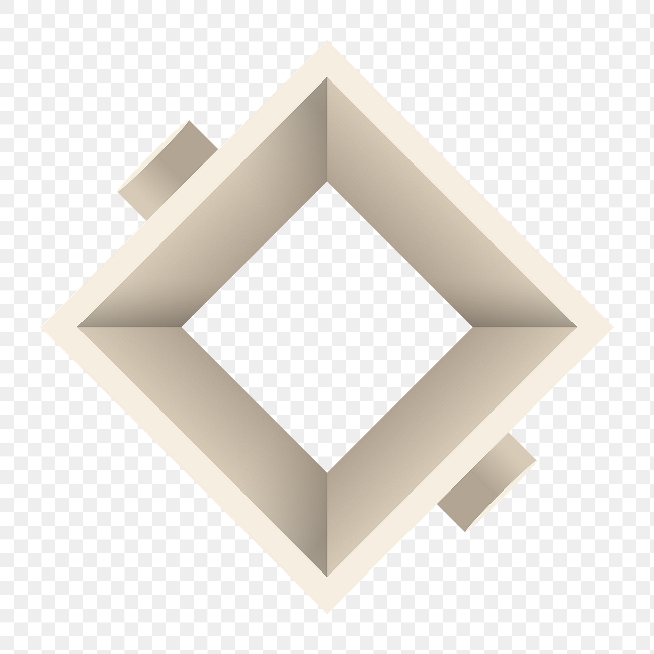 Abstract geometric rhombus png, transparent | Free PNG - rawpixel
