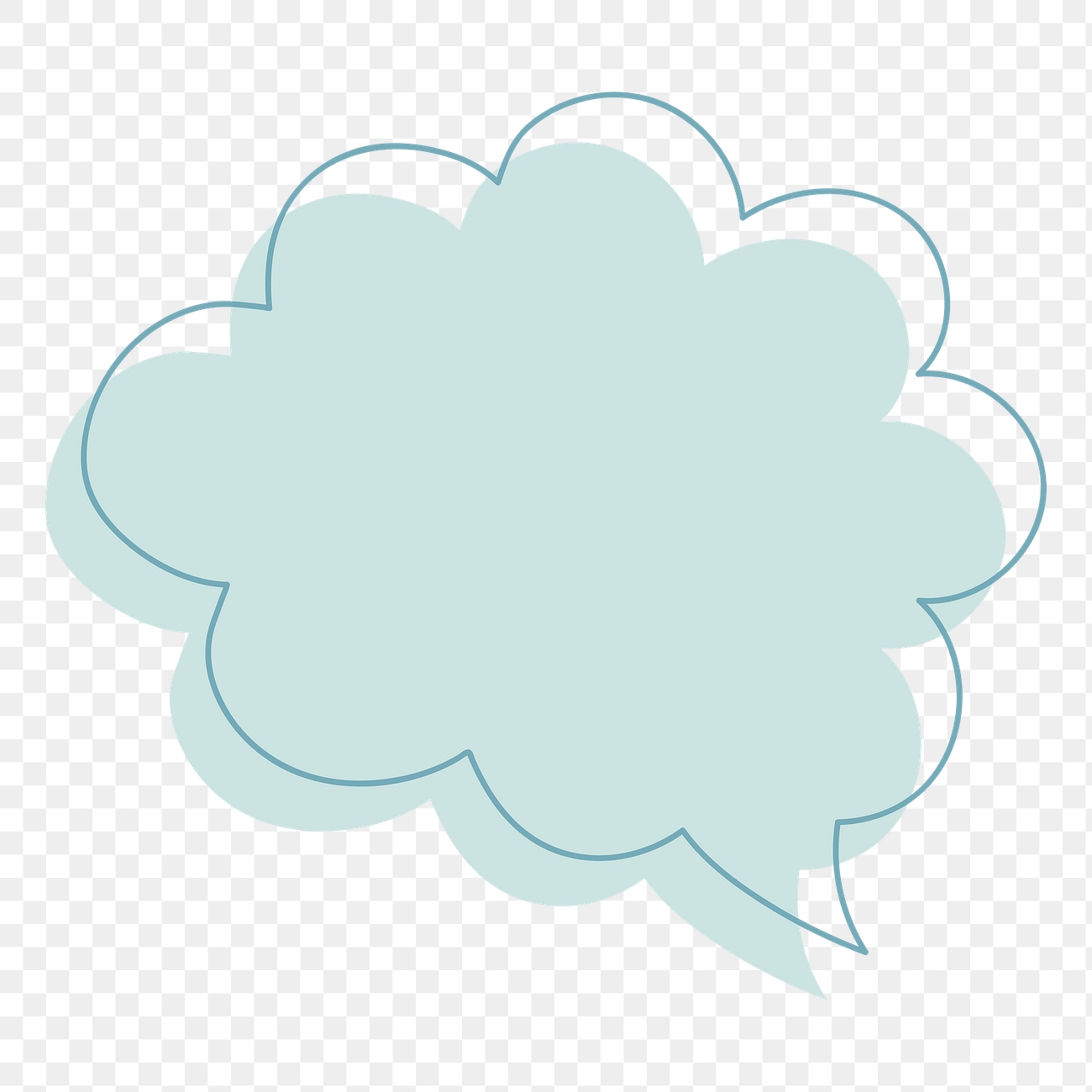 Png blue chat bubble, transparent | Premium PNG - rawpixel
